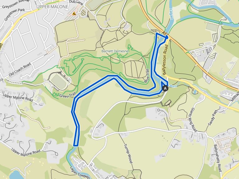 Boucle de Lagan Towpath - Lagan Valley | randonnée pédestre | Komoot